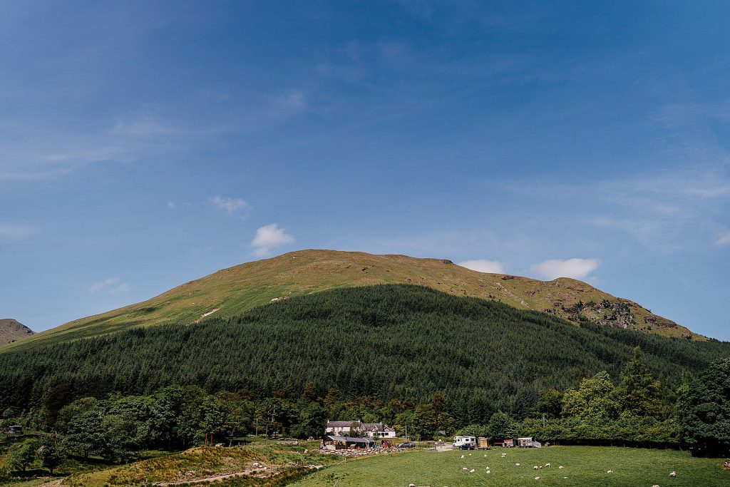 Stylish Monachyle Mhor Wedding with a Vintage Car